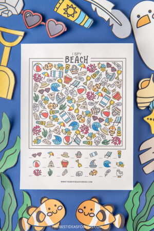 I Spy Beach Printable (Free Printables) - The Best Ideas for Kids
