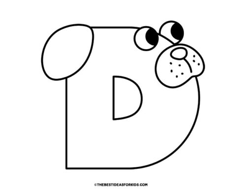 Letter D Coloring Pages (Free Printables) - The Best Ideas for Kids