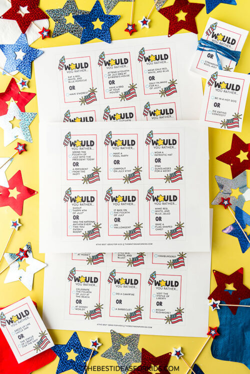 4th of July Would You Rather - The Best Ideas for Kids