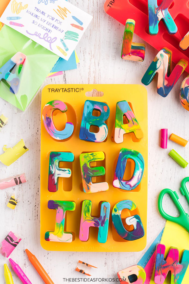 DIY Crayon Letters - The Best Ideas for Kids