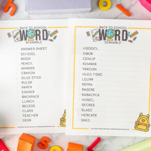 Printable Back to School Crafts - The Best Ideas for Kids