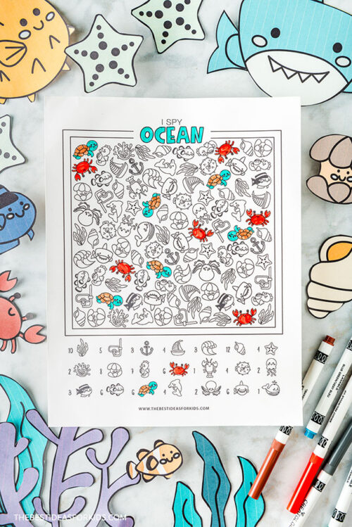 Ocean I Spy - The Best Ideas for Kids