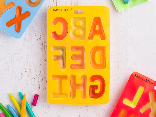 DIY Crayon Letters - The Best Ideas for Kids