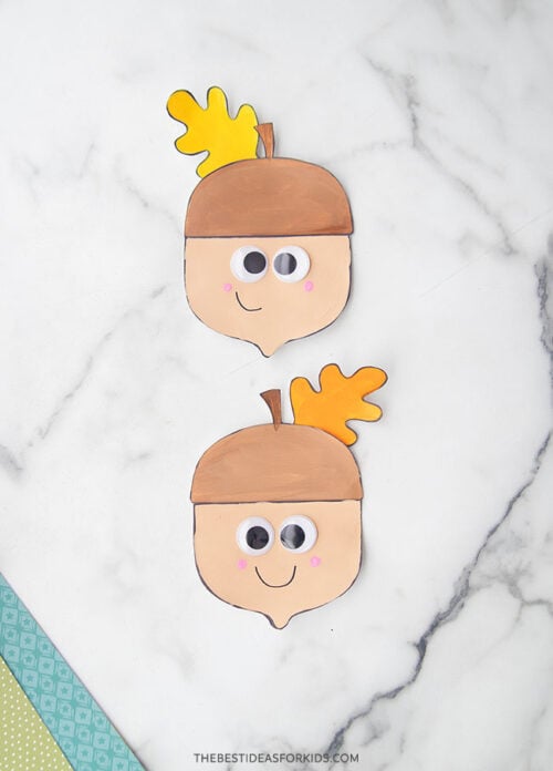 Paper Acorn Craft - The Best Ideas for Kids