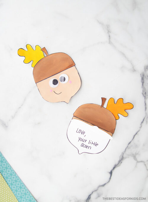 Paper Acorn Craft - The Best Ideas for Kids