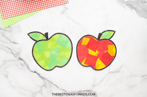 Apple Suncatcher - The Best Ideas for Kids