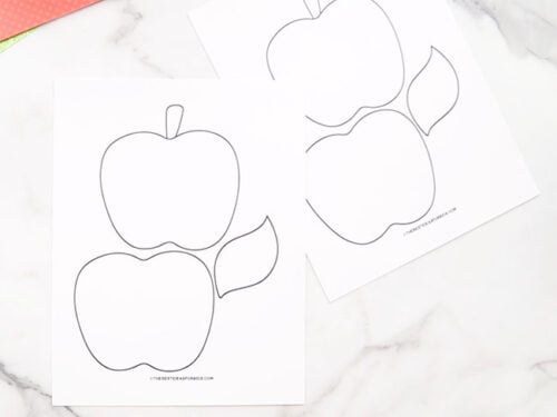 Paper Apple Craft - The Best Ideas for Kids