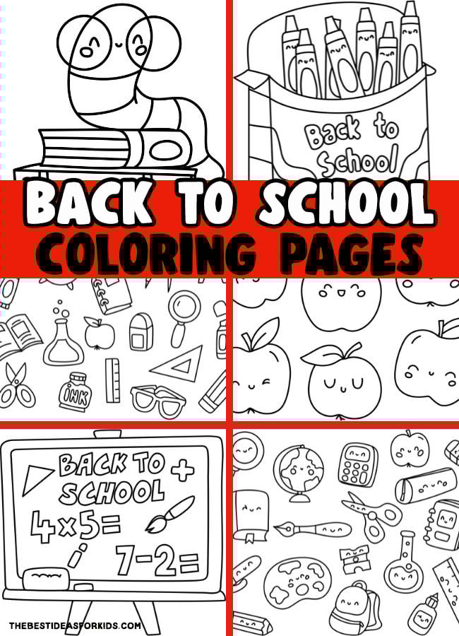 Back to School Coloring Pages - The Best Ideas for Kids