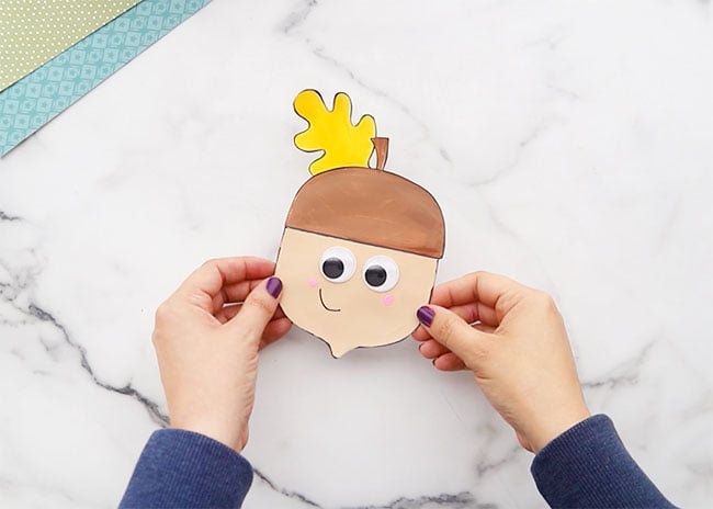 Paper Acorn Craft - The Best Ideas for Kids