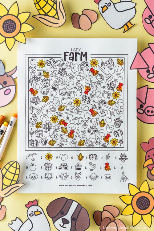 Farm I Spy - The Best Ideas for Kids