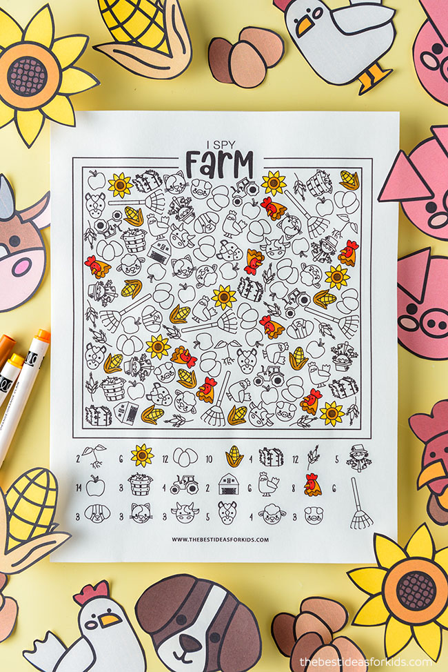 Farm I Spy - The Best Ideas for Kids