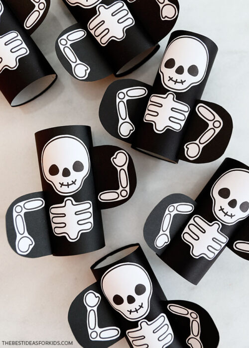 Toilet Paper Roll Skeleton - The Best Ideas for Kids