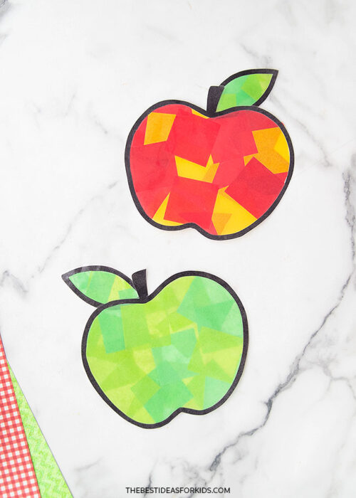 Apple Suncatcher - The Best Ideas for Kids