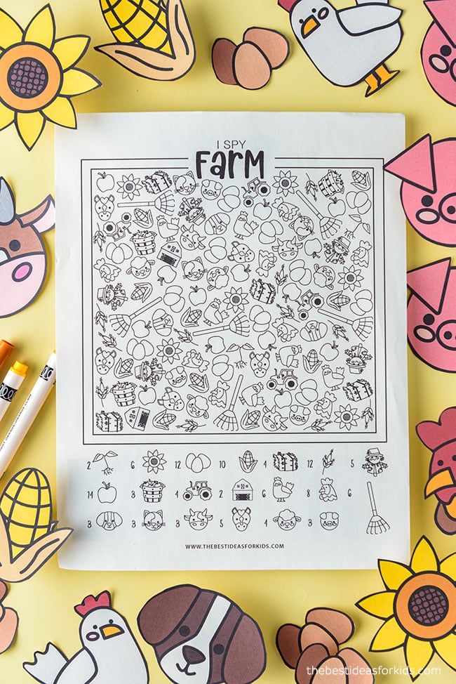Farm I Spy - The Best Ideas for Kids