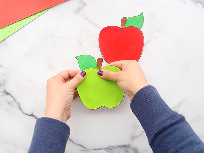 Paper Apple Craft - The Best Ideas for Kids