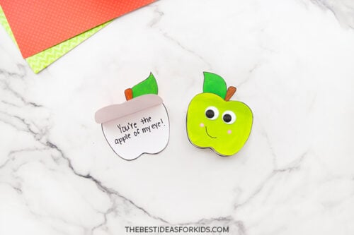 Paper Apple Craft - The Best Ideas for Kids