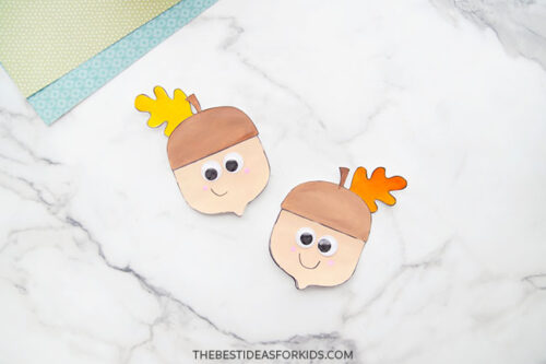 Paper Acorn Craft - The Best Ideas for Kids