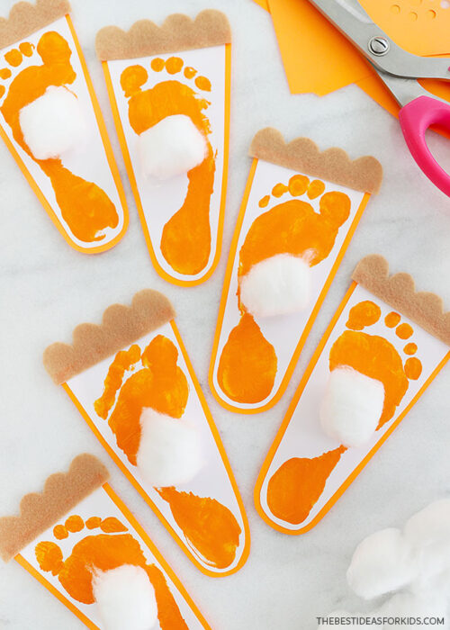 Pumpkin Pie Footprint - The Best Ideas for Kids