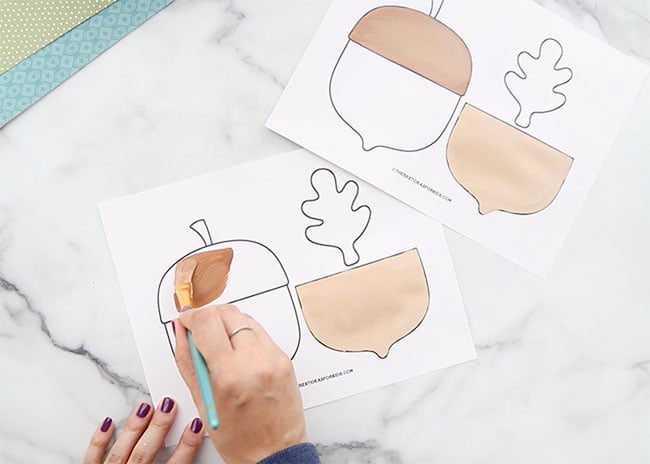 Paper Acorn Craft - The Best Ideas for Kids