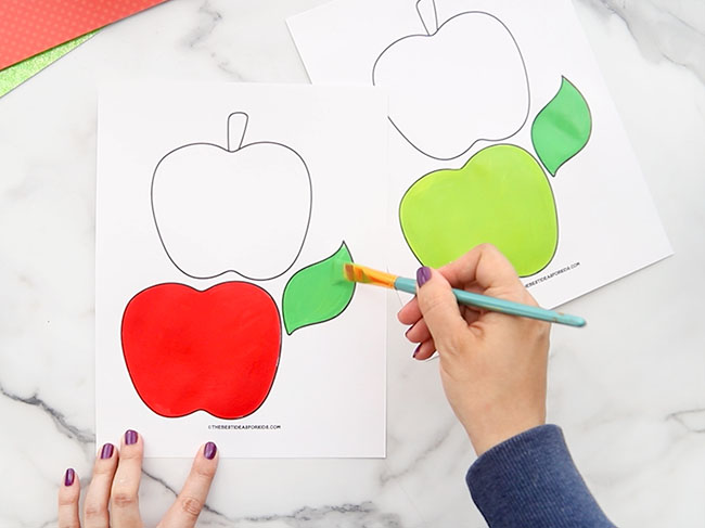 Paper Apple Craft - The Best Ideas for Kids