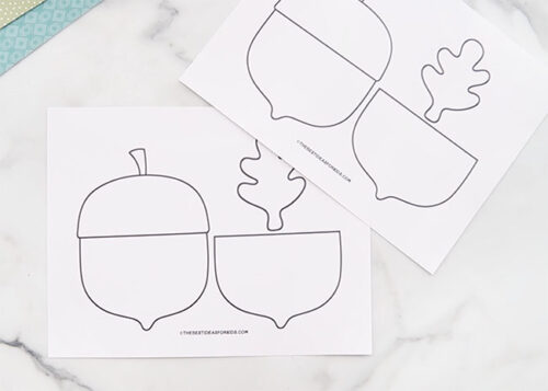 Paper Acorn Craft - The Best Ideas for Kids