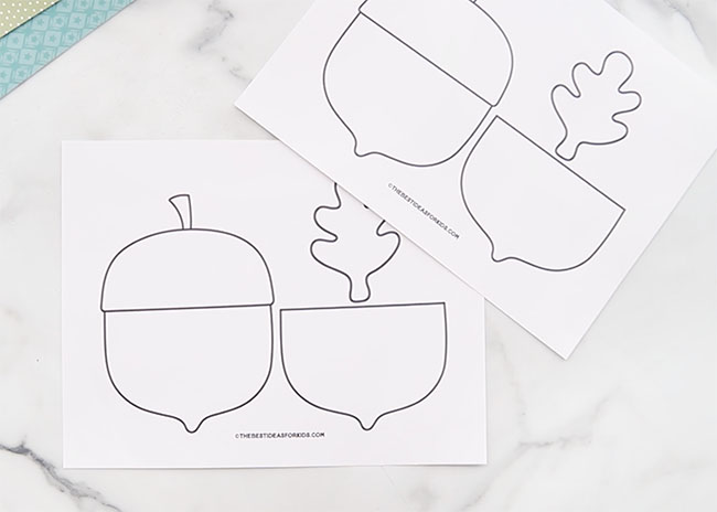 Paper Acorn Craft - The Best Ideas for Kids