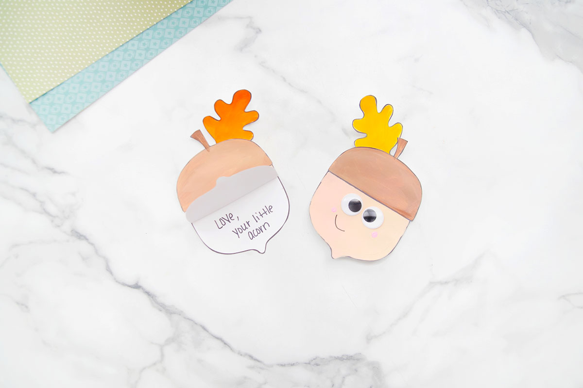 Paper Acorn Craft - The Best Ideas for Kids