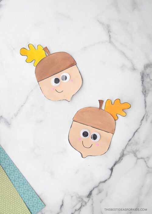 Paper Acorn Craft - The Best Ideas for Kids