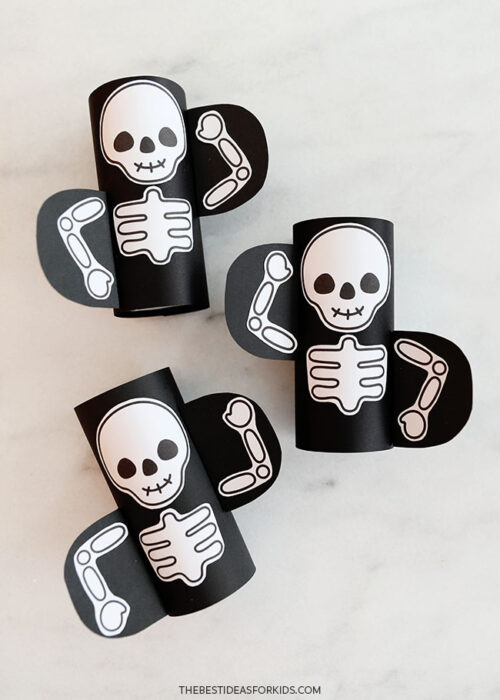 Toilet Paper Roll Skeleton - The Best Ideas for Kids