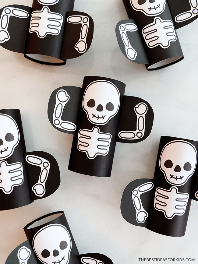 Toilet Paper Roll Skeleton - The Best Ideas for Kids