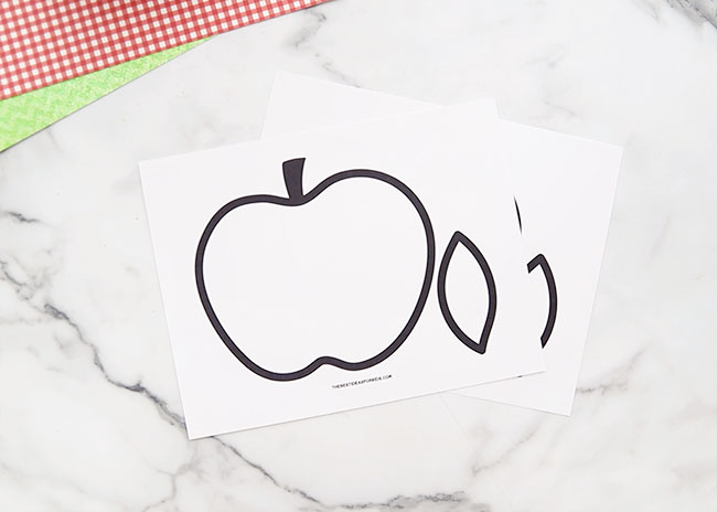 Apple Suncatcher - The Best Ideas for Kids