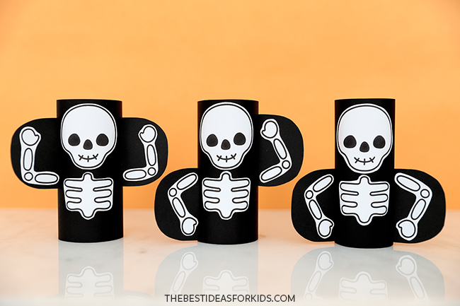 Toilet Paper Roll Skeleton - The Best Ideas for Kids