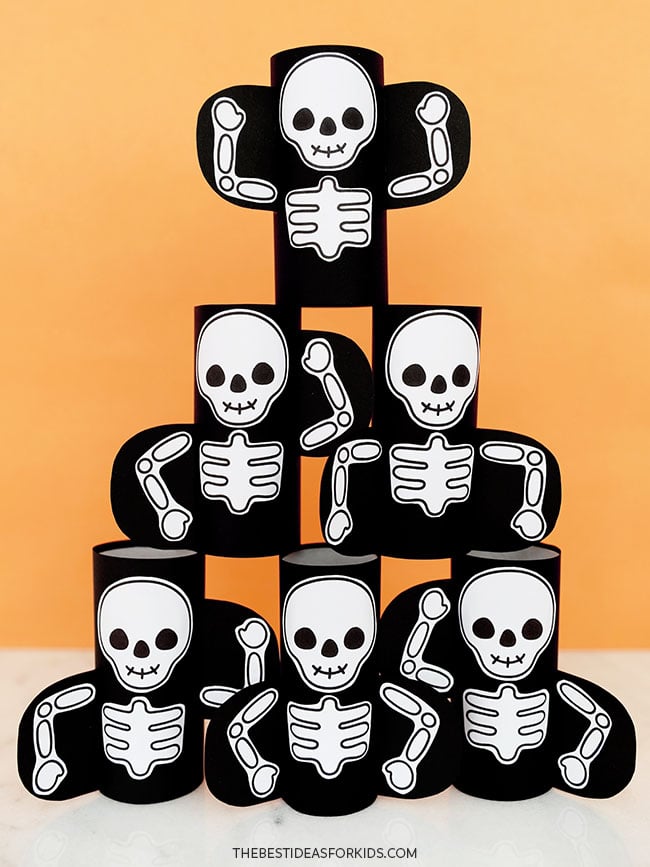 Toilet Paper Roll Skeleton - The Best Ideas for Kids