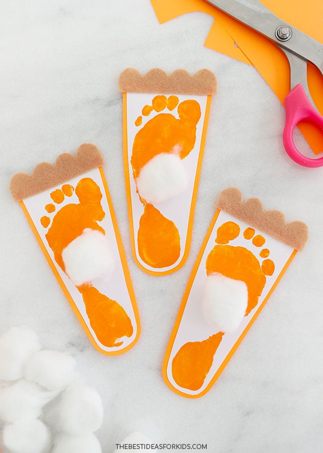 Pumpkin Pie Footprint - The Best Ideas for Kids