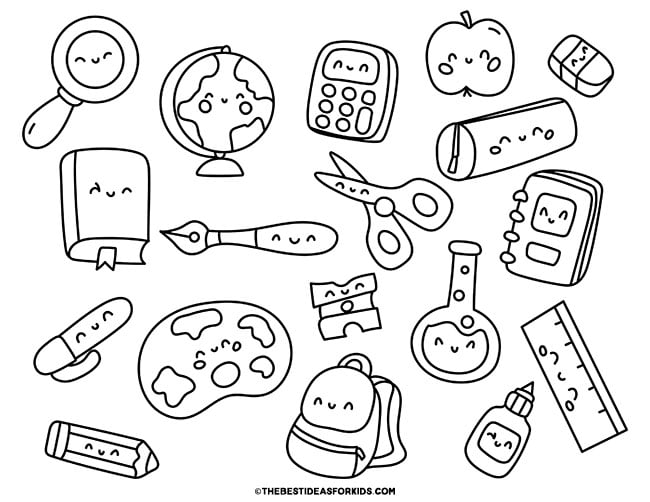 Back to School Coloring Pages - The Best Ideas for Kids