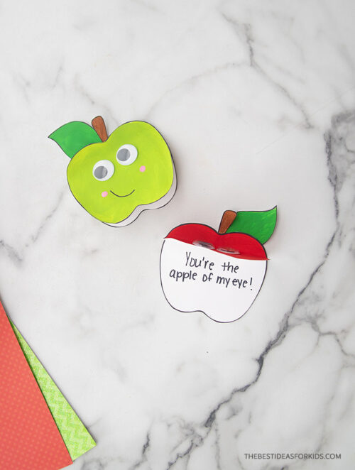 Paper Apple Craft - The Best Ideas for Kids