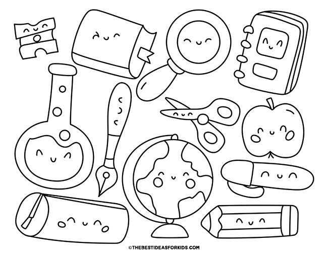 Back to School Coloring Pages - The Best Ideas for Kids