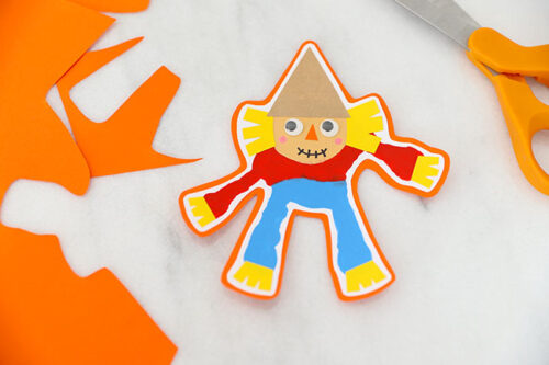 Handprint Scarecrow - The Best Ideas for Kids