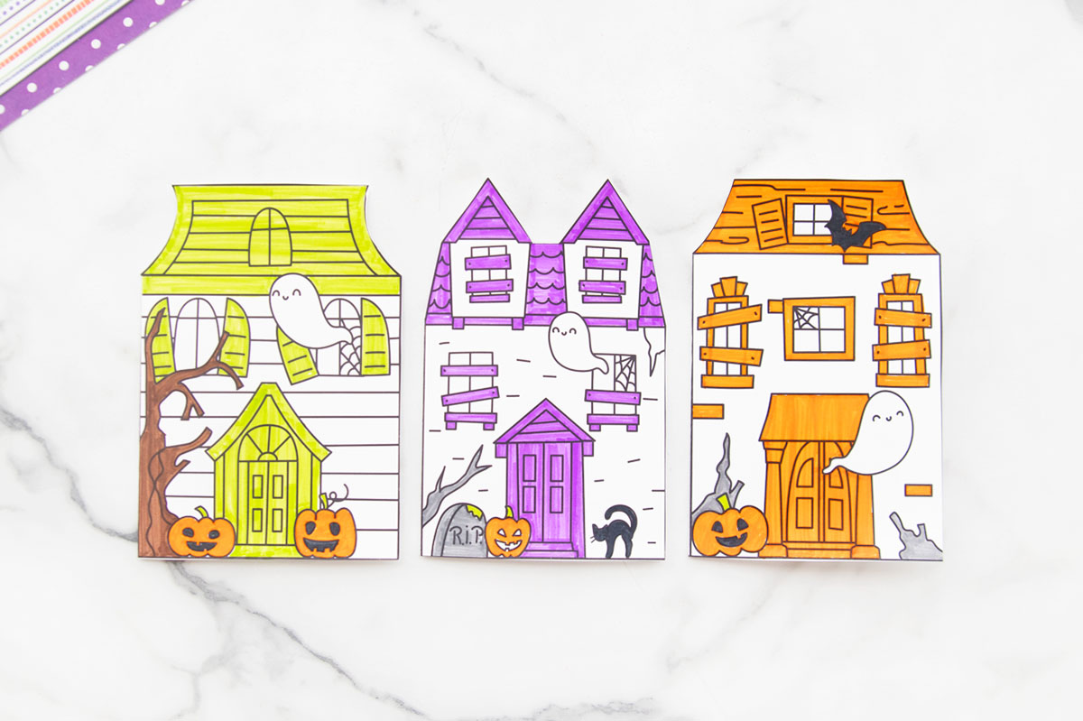 Model Haunted House Card