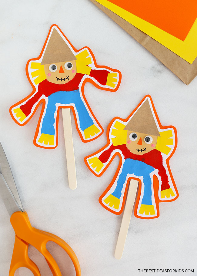 Handprint Scarecrow - The Best Ideas for Kids