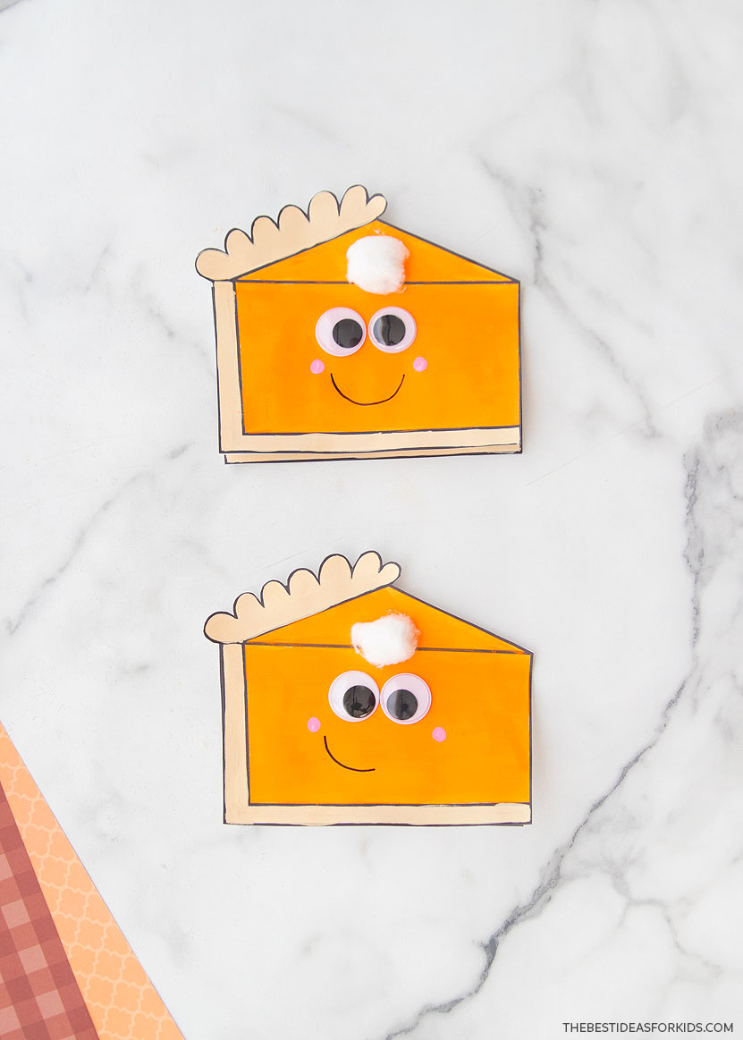 Pumpkin Pie Craft (with Free Printable) - The Best Ideas for Kids