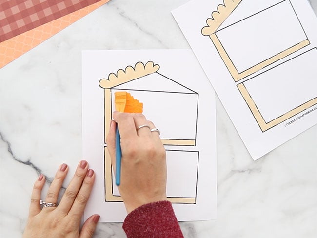 Pumpkin Pie Craft (with Free Printable) - The Best Ideas for Kids