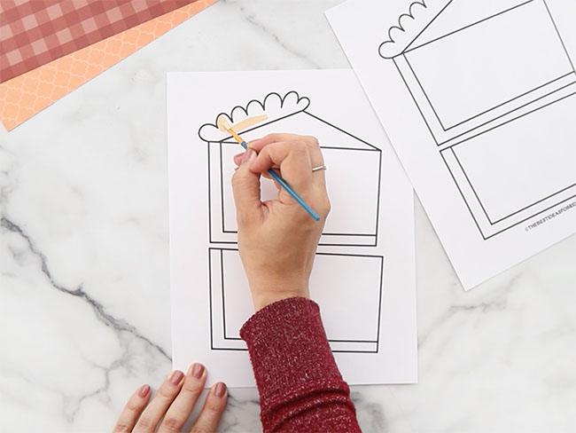 Pumpkin Pie Craft (with Free Printable) - The Best Ideas for Kids