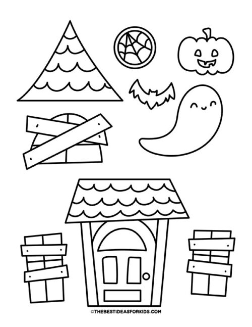 Haunted House Coloring Pages (Free Printables) - The Best Ideas for Kids