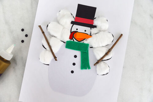 Snowman Turkey Disguise (Free Template) - The Best Ideas for Kids