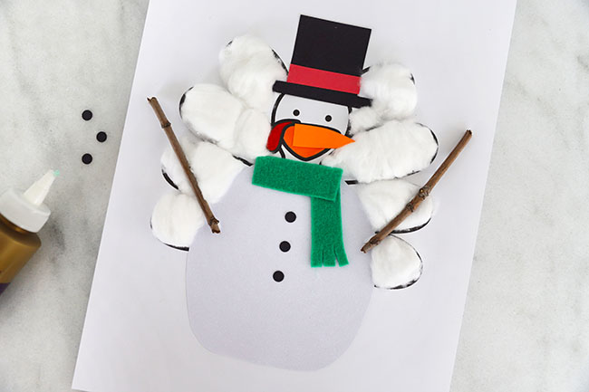 Snowman Turkey Disguise (Free Template) - The Best Ideas for Kids