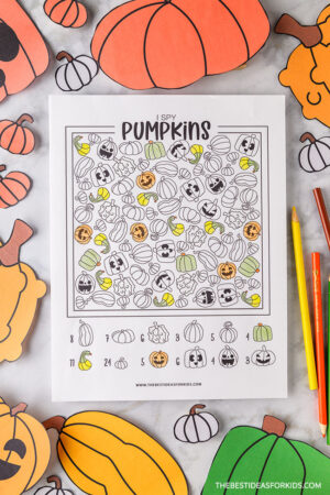 Pumpkin I Spy (Free Printables) - The Best Ideas for Kids