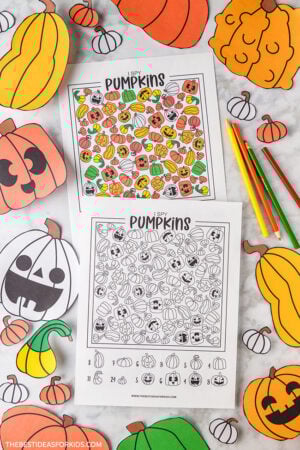 Pumpkin I Spy (Free Printables) - The Best Ideas for Kids