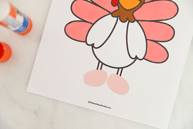 Turkey Disguise Ballerina (Free Template) - The Best Ideas for Kids