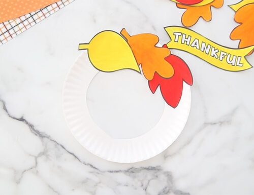 Thankful Wreath Craft (Free Printable) - The Best Ideas for Kids